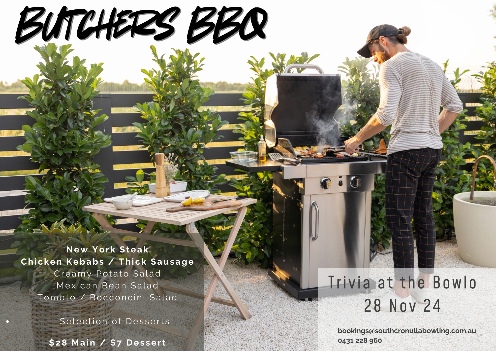 Trivia Dinner - The Butcher BBQ - South Cronulla Bowling Club